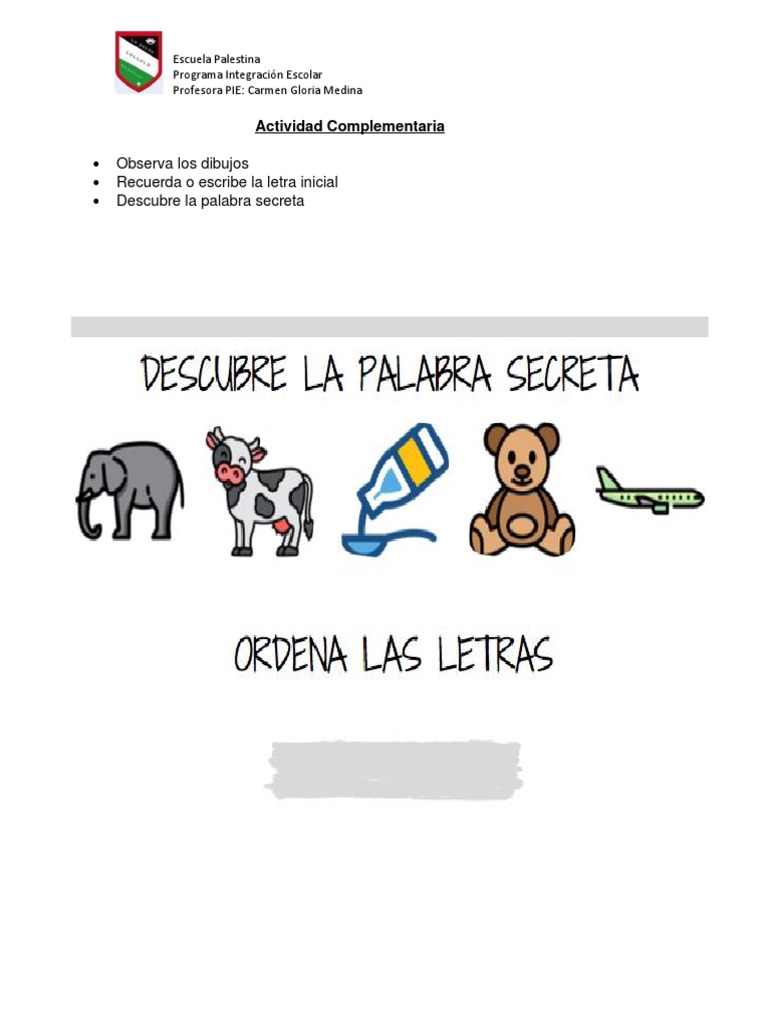 Descubre La Palabra Secreta | PDF