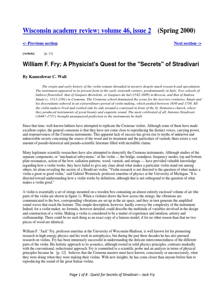 William F. Fry: A Physicist's Quest to Uncover the Secrets Behind the ...