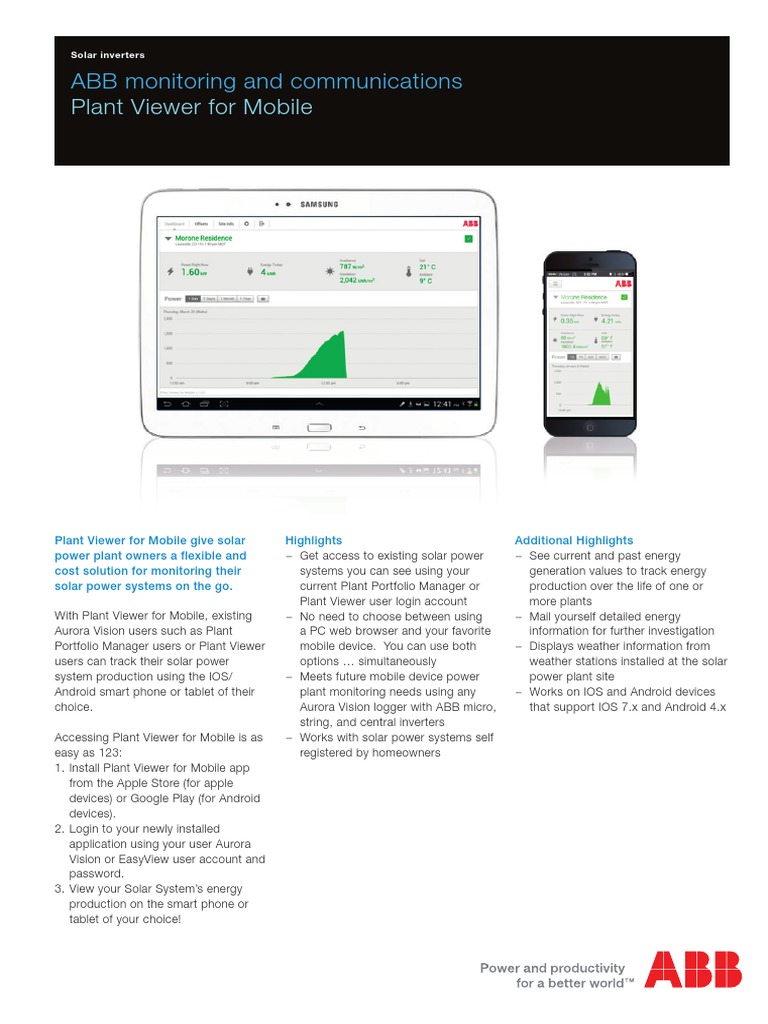 ABB Plant Viewer For Mobile - EN | PDF | Mobile App | Android ...
