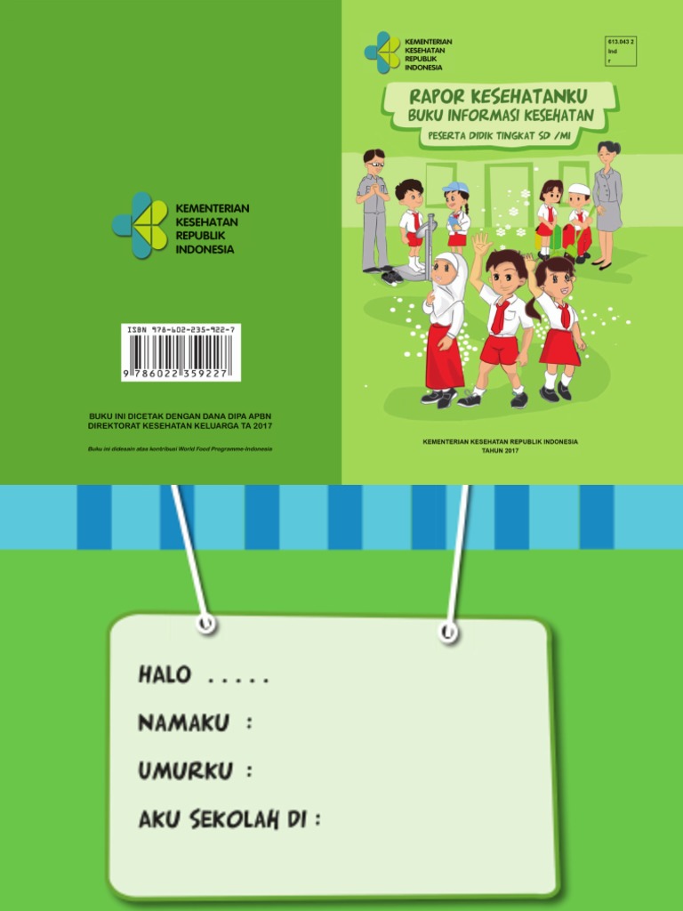 Rapor Kesehatanku BUKU INFORMASI KESEHATAN SD 01 PDF | PDF