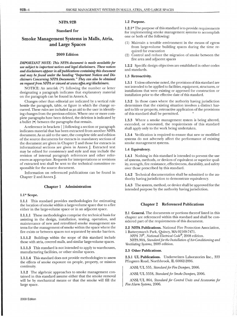 Nfpa92b 2009 | PDF