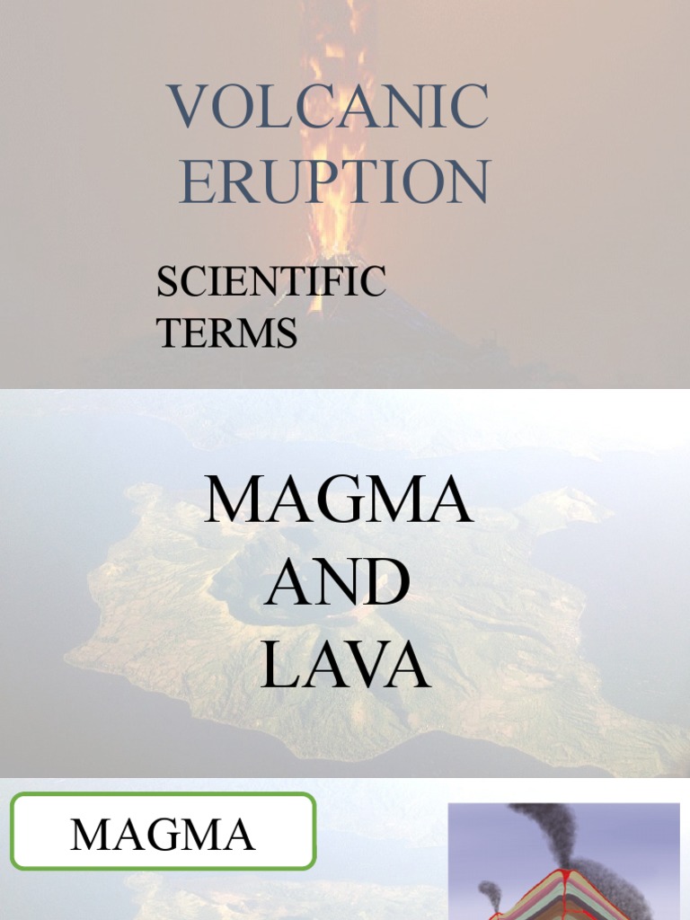 Volcanic Eruption: Scientific Terms | PDF | Types Of Volcanic Eruptions ...