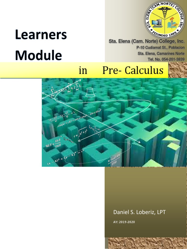 Pre-Calculus Conic Sections Guide | PDF | Trigonometric Functions | Ellipse