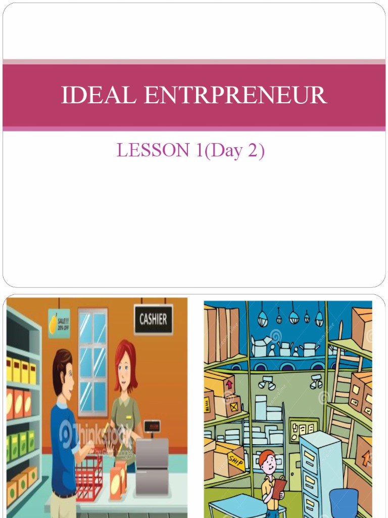 Ideal Entrepreneur Grade 6 | PDF | Entrepreneurship | Cognition