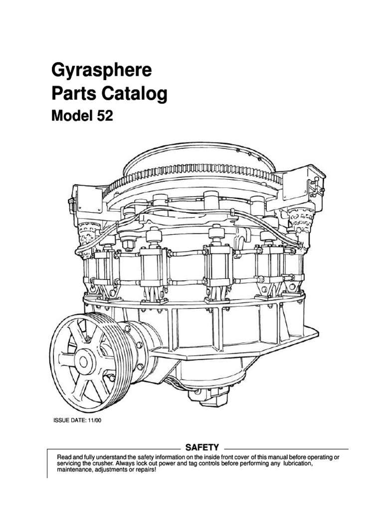 Telsmith 52s Catalogo de Partes Gyrasphere | PDF | Screw | Mechanical ...