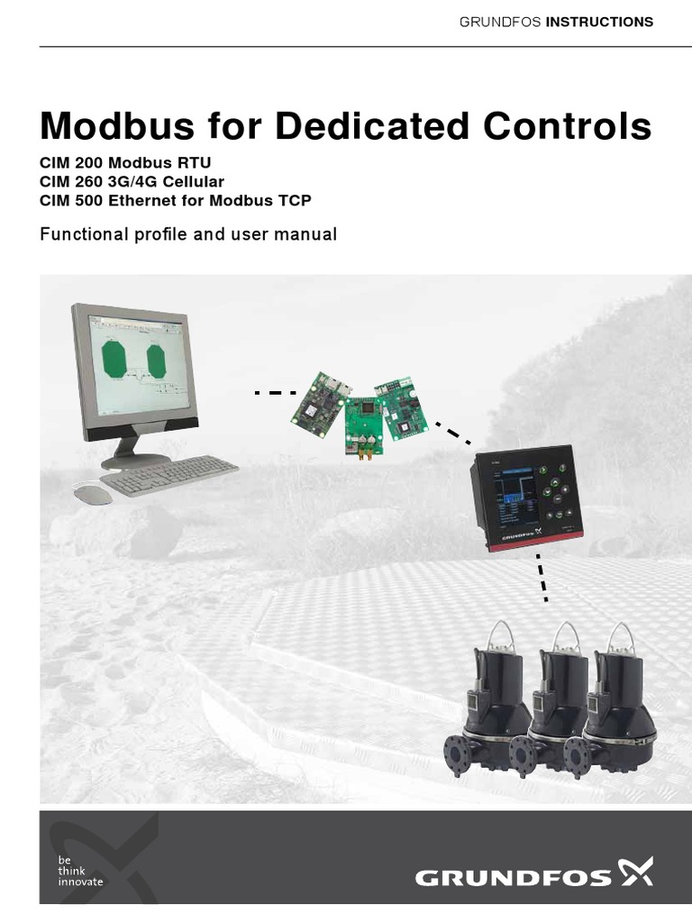 Grundfosliterature-Modbus For Dedicated Controls | PDF | Computer Network | Transmission Control ...