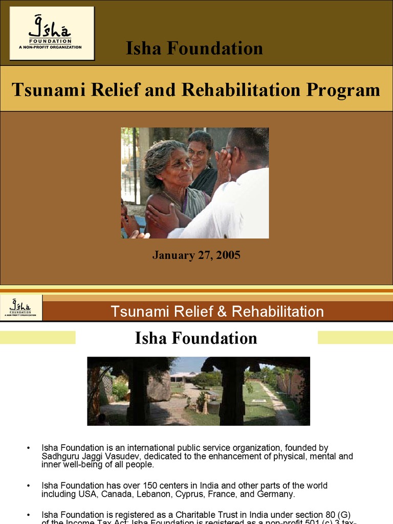 Tsunami Response | PDF | Drug Rehabilitation