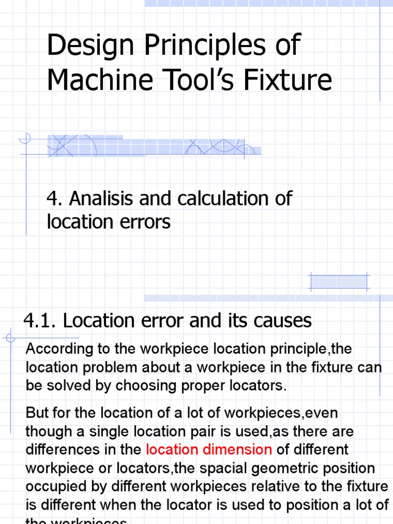 4-1-Analisis and Calculation of Location Errors | PDF | Machining ...