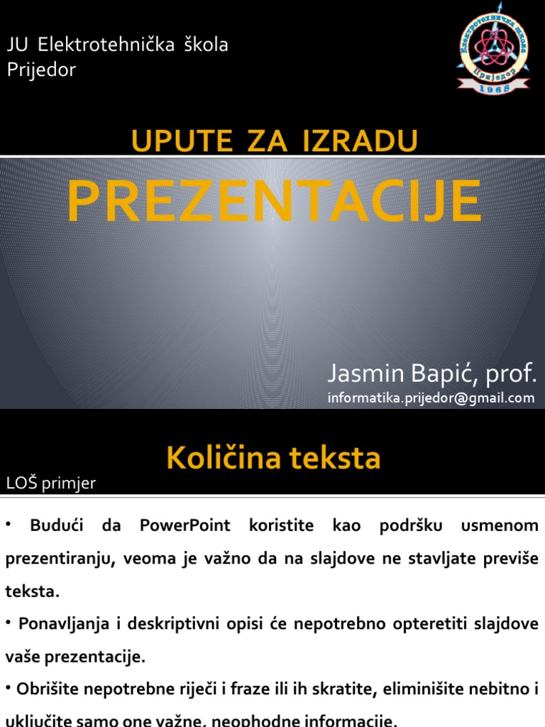 Prezentacija | PDF
