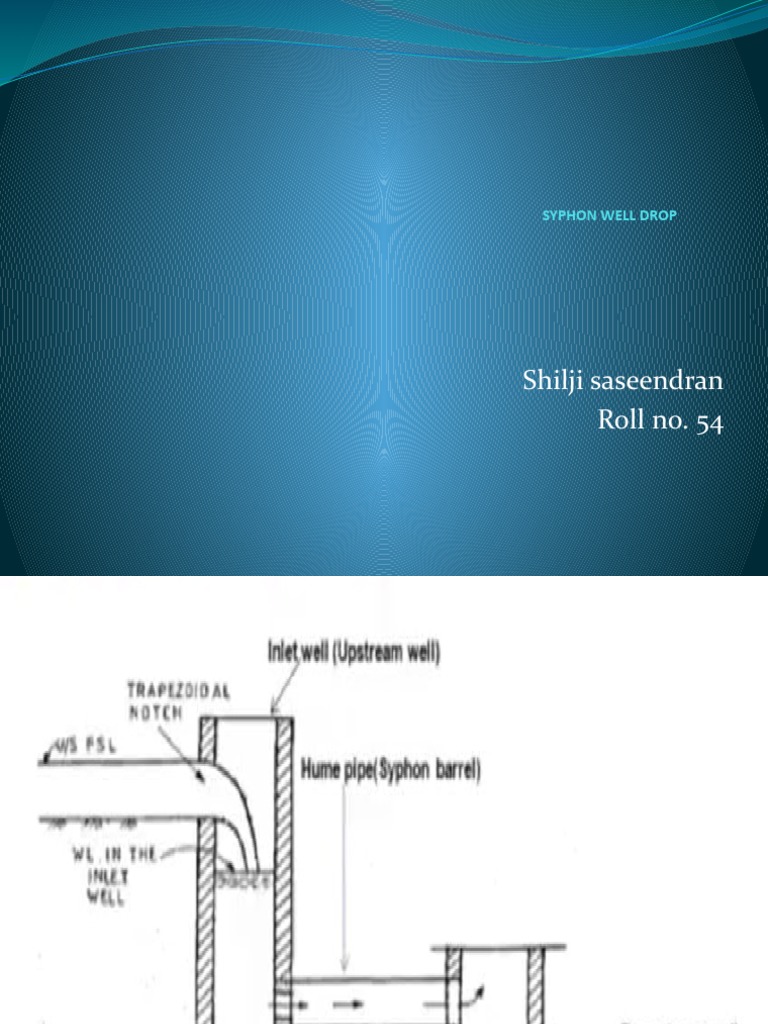Shilji Saseendran Roll No. 54: Syphon Well Drop | PDF
