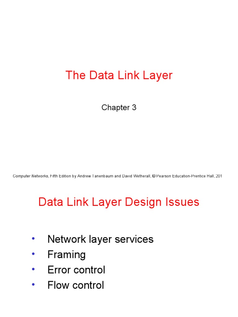 Chapter3-DataLinkLayer 1582303730 | PDF | Error Detection And ...