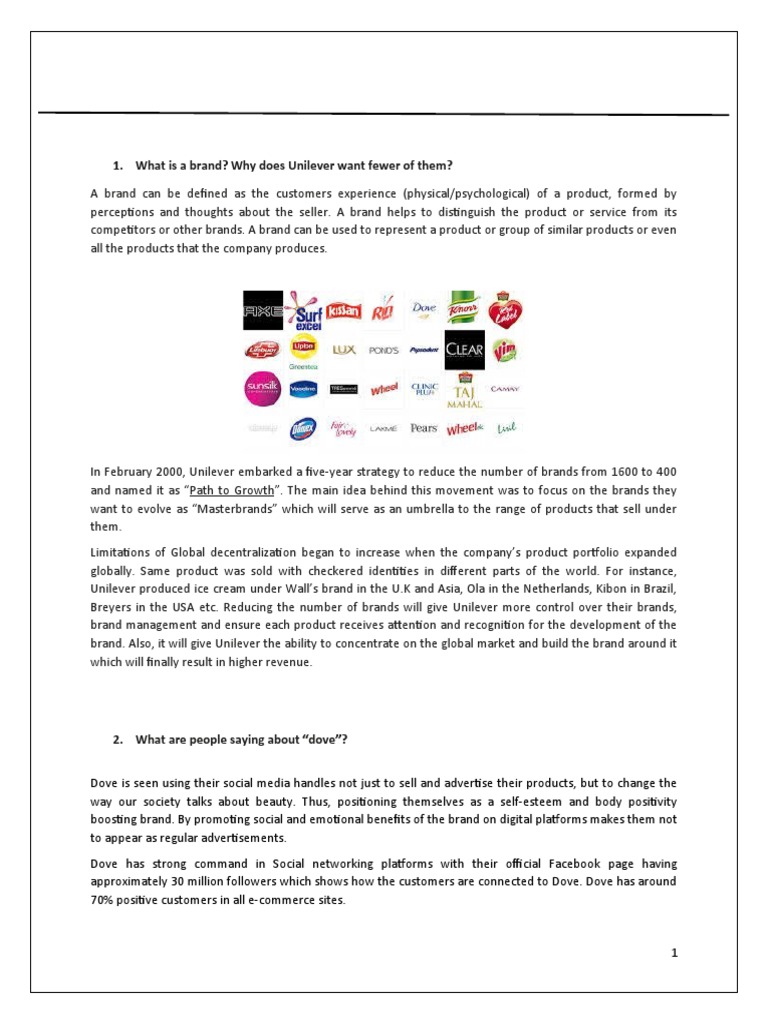 Dove Case Study | PDF | Brand | Advertising