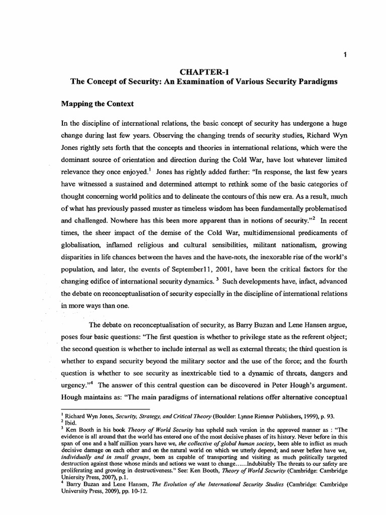 06 - Chapter 1 PDF | PDF | Human Security | Concept