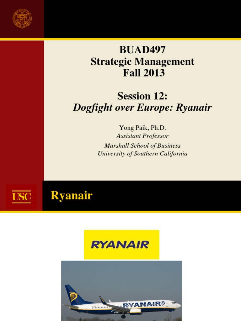 Lecture12 Ryanair | PDF | Airlines | Aviation