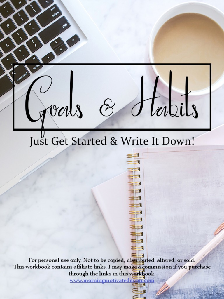 Goals and Habits Workbook 10.18 PDF | PDF | Goal Setting | Goal