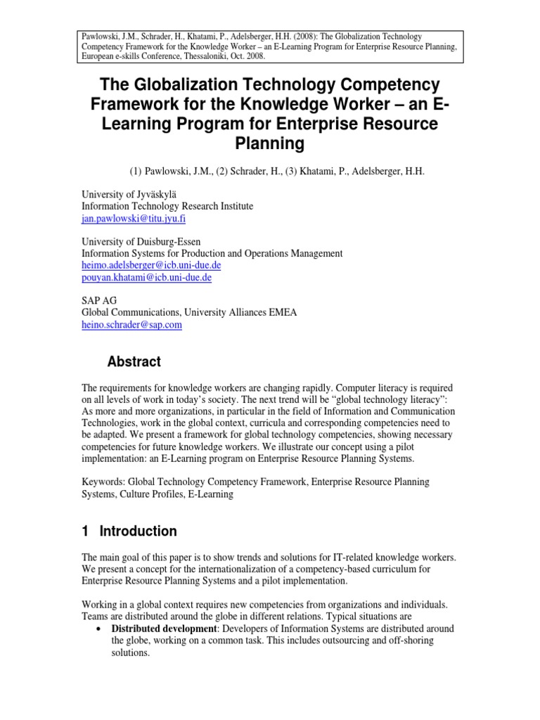 Cedefop Competencies 20081007final Citation PDF | PDF | Educational ...