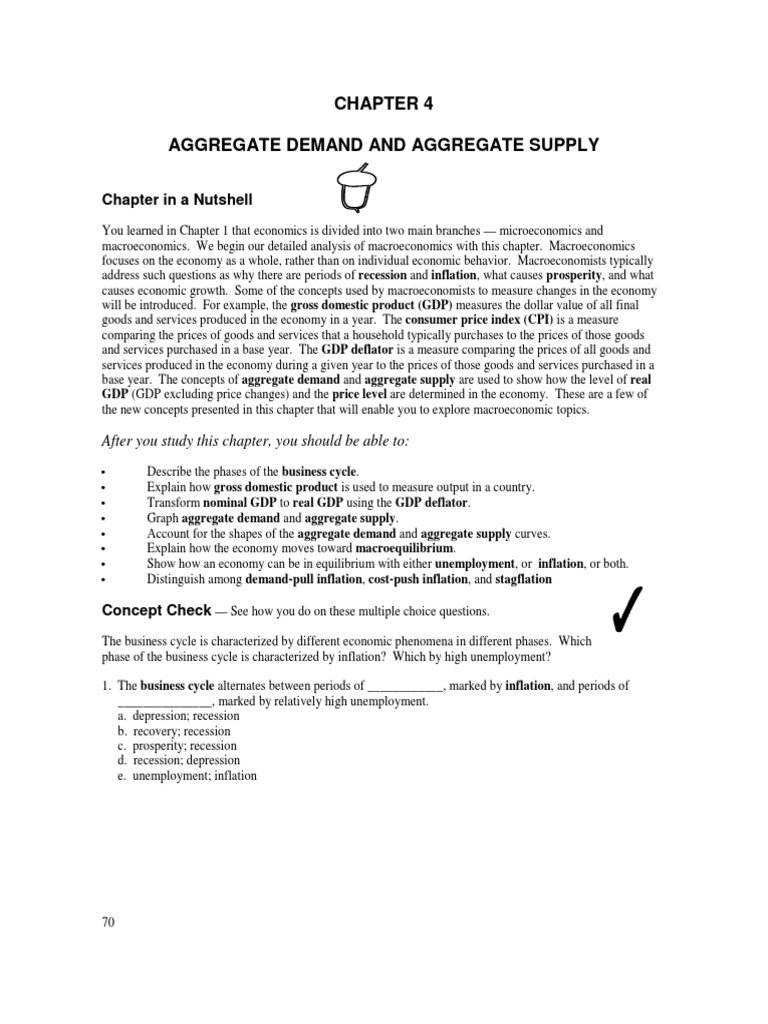 Aggregate Demand and Aggregate Supply PDF | PDF | Aggregate Demand ...