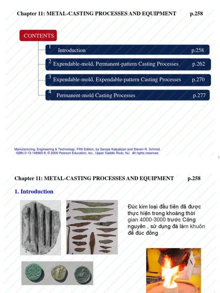 Chapter 11: Metal-Casting Processes and Equipment P.258 | PDF | Casting ...