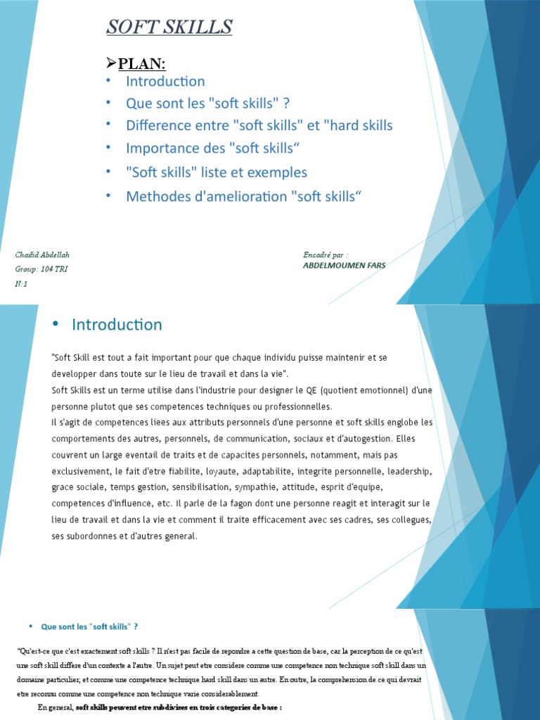 Soft Skills | PDF | Compétence (Ressources humaines) | Intelligence ...