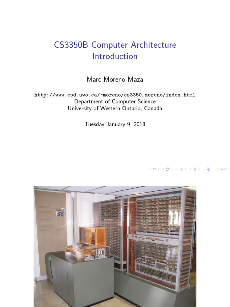 CS3350B Computer Architecture: Marc Moreno Maza | PDF | Cpu Cache | Parallel Computing