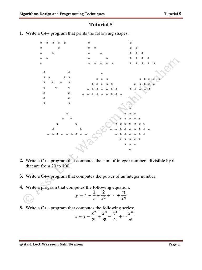 Tutorial 5 | PDF | Mathematical Logic | Computer Science