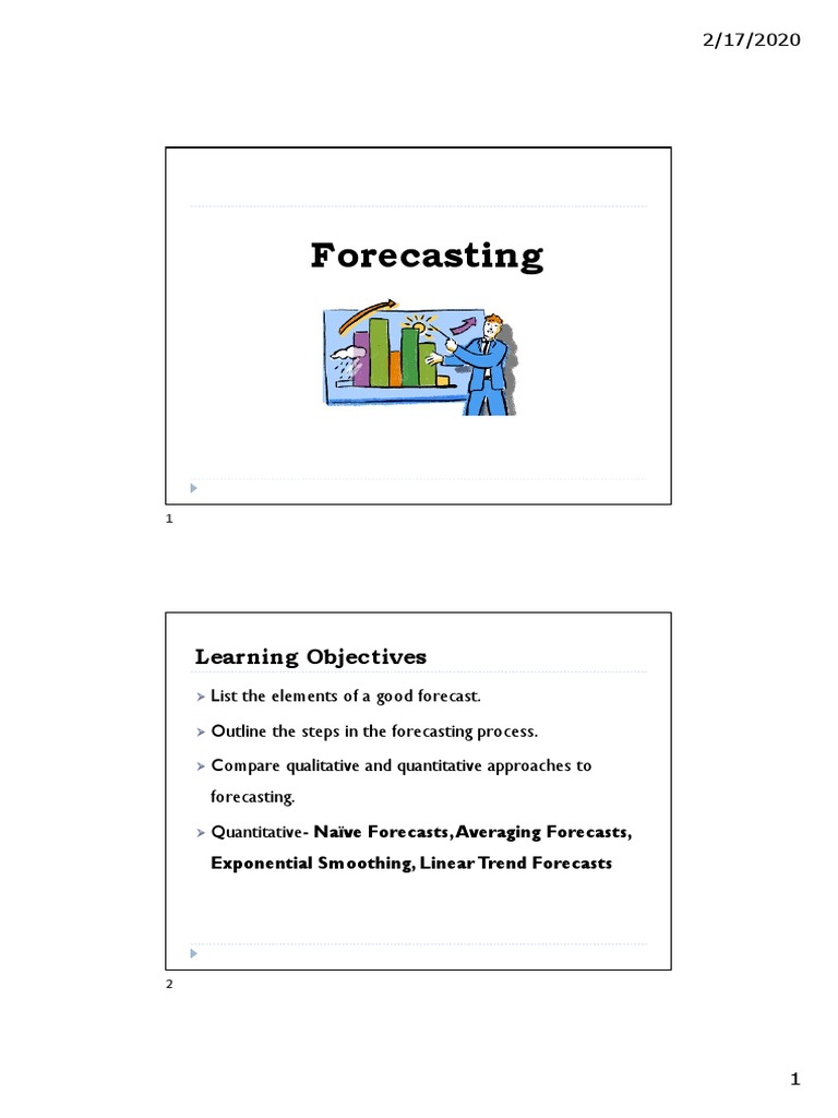 Operation Management | PDF | Moving Average | Forecasting
