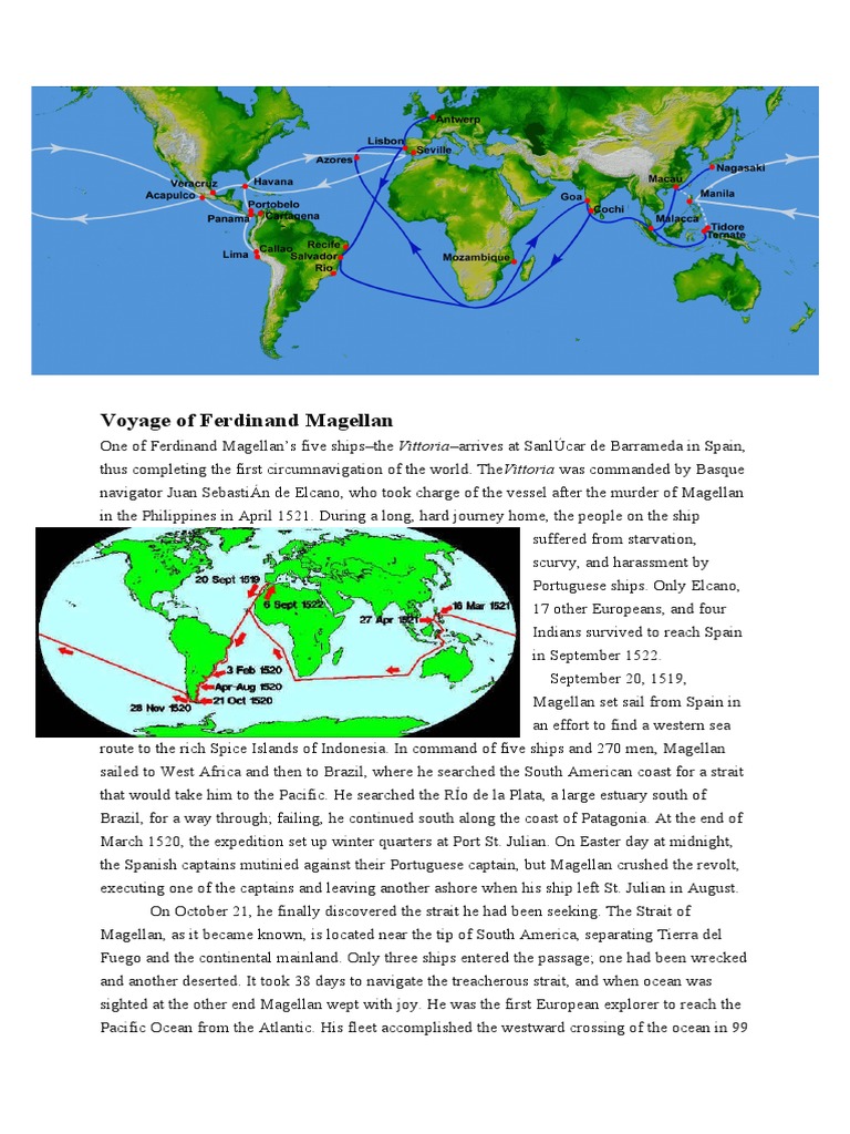 Voyage of Ferdinand Magellan | PDF | Age Of Discovery | Exploration