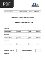 Calibration Master Plan | PDF | Calibration | Verification And Validation