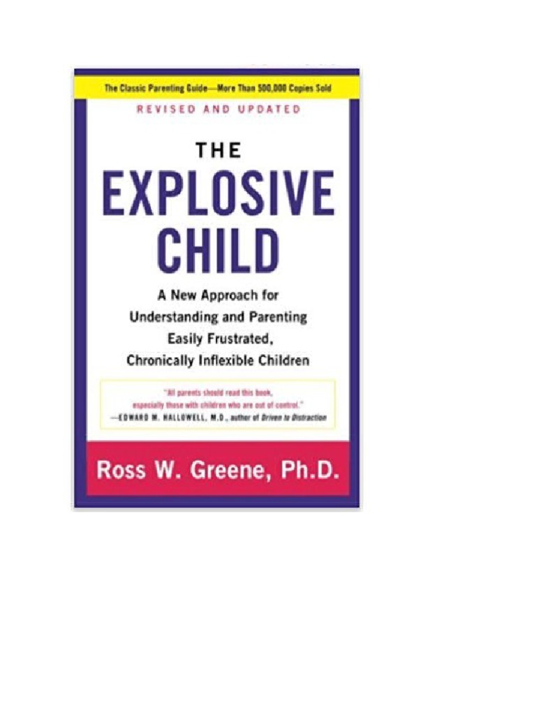 The Explosive Child by Ross W | PDF