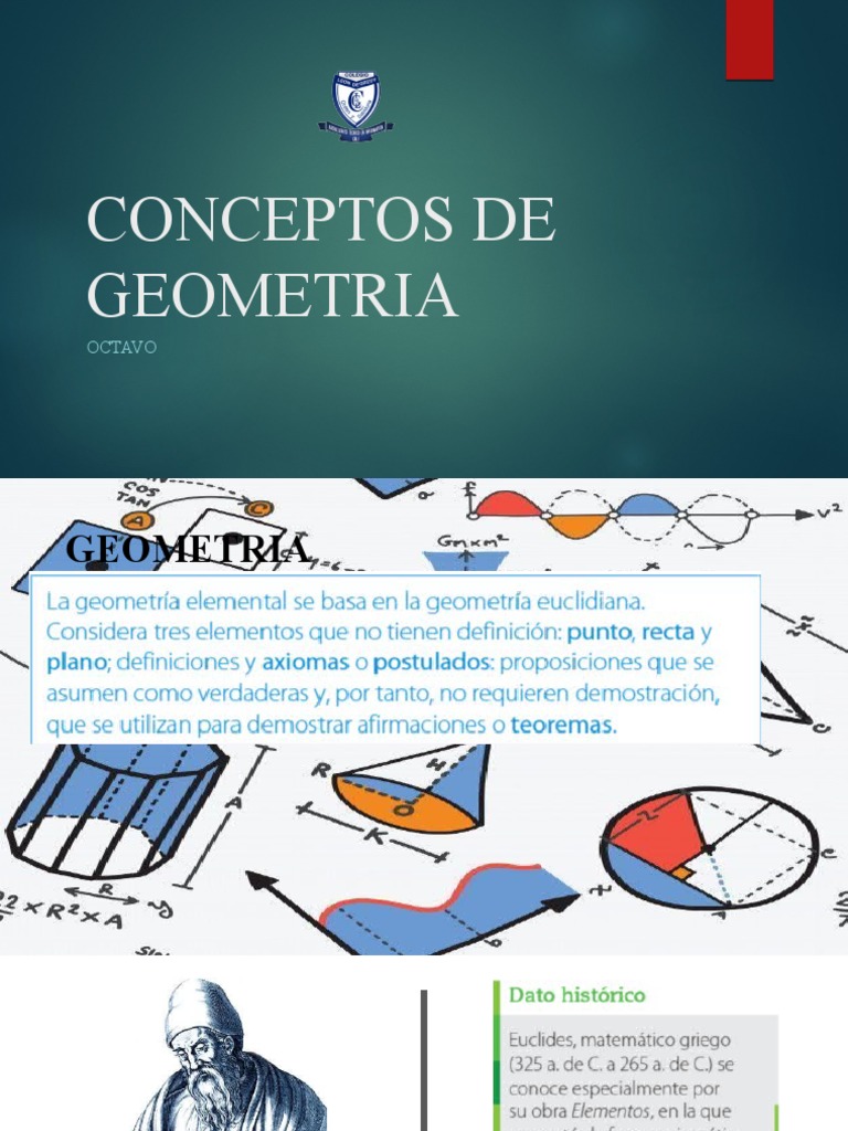 Conceptos básicos de geometría euclidiana | PDF