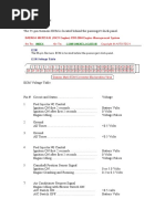 ECM PINOUT Chevrolet-Sail PDF | PDF | Throttle | Engines