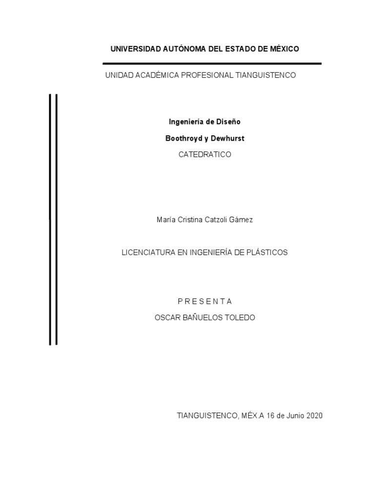 Boothroyd y Dewhurst | PDF | Software | Diseño