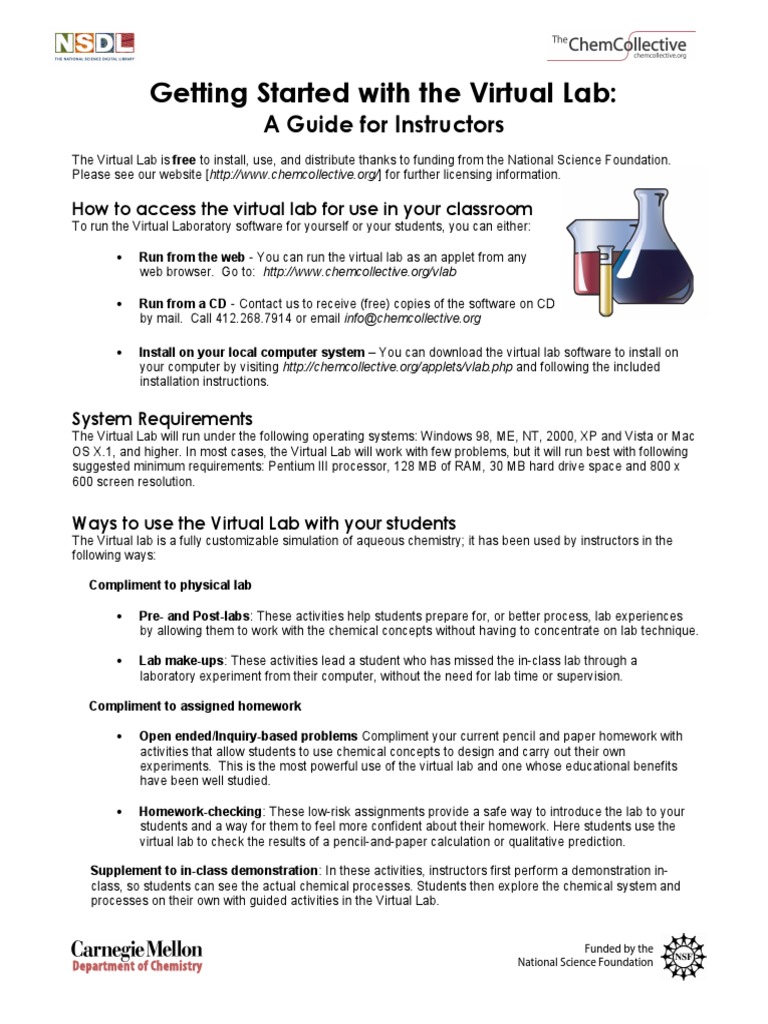 Getting Started With The Virtual Lab:: A Guide For Instructors | PDF ...