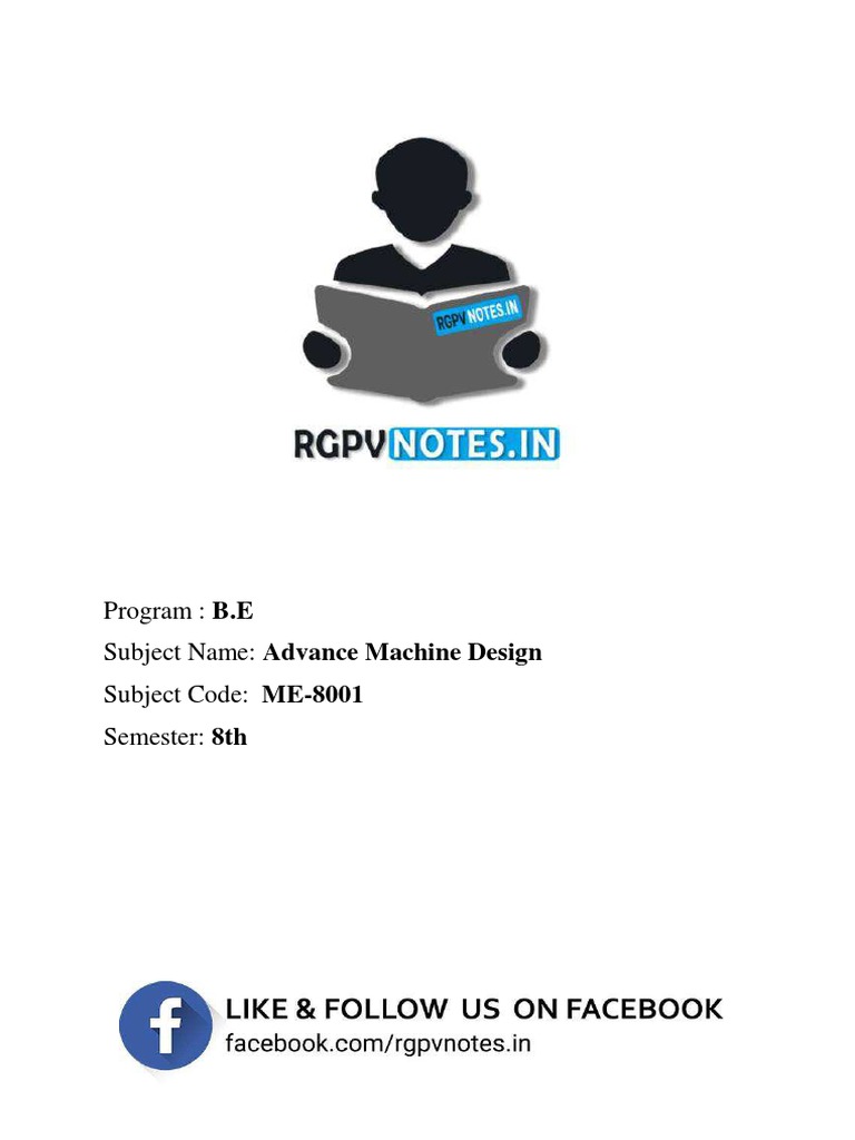 Unit 1 - Advance Machine Design | Download Free PDF | Brainstorming ...