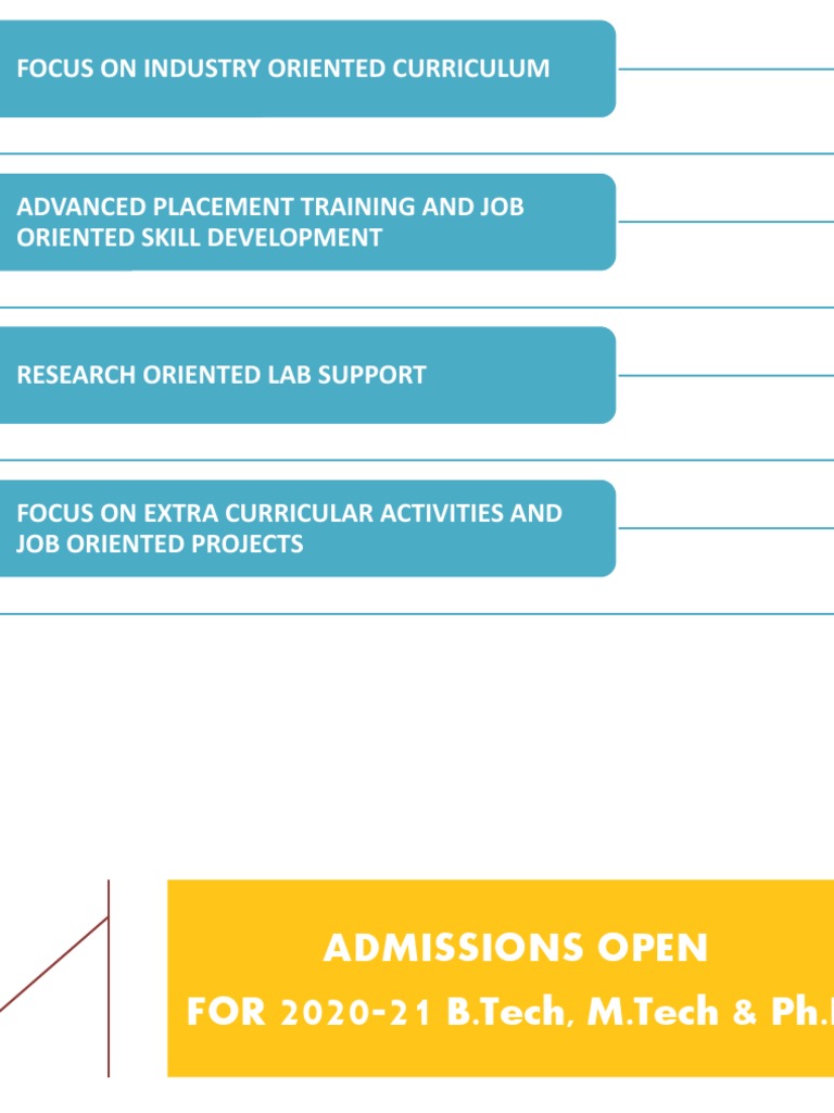 2020-21 Admissions for B.Tech, M.Tech, Ph.D. | PDF | Business