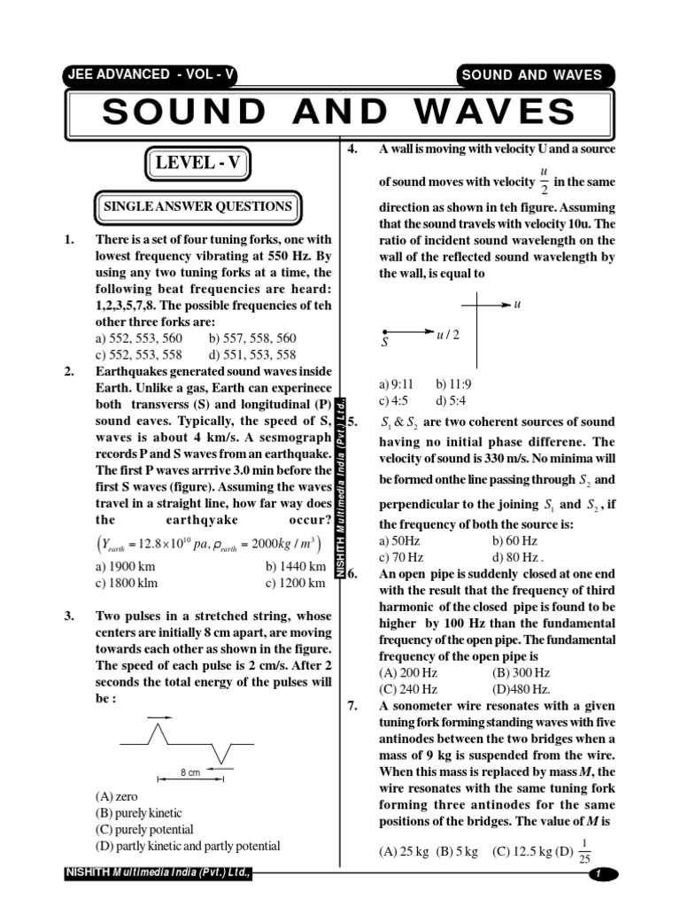 Sound Waves and Frequencies in Physics | PDF | Waves | Wavelength