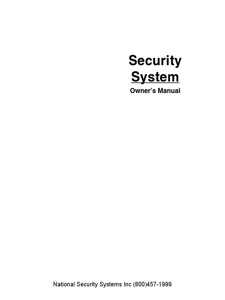 Bosche Security Panel Manual | PDF | Security Alarm | Password