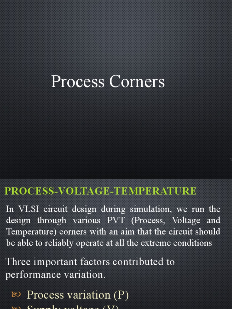 Module6 - PVT Variation | PDF | Mosfet | Computer Engineering