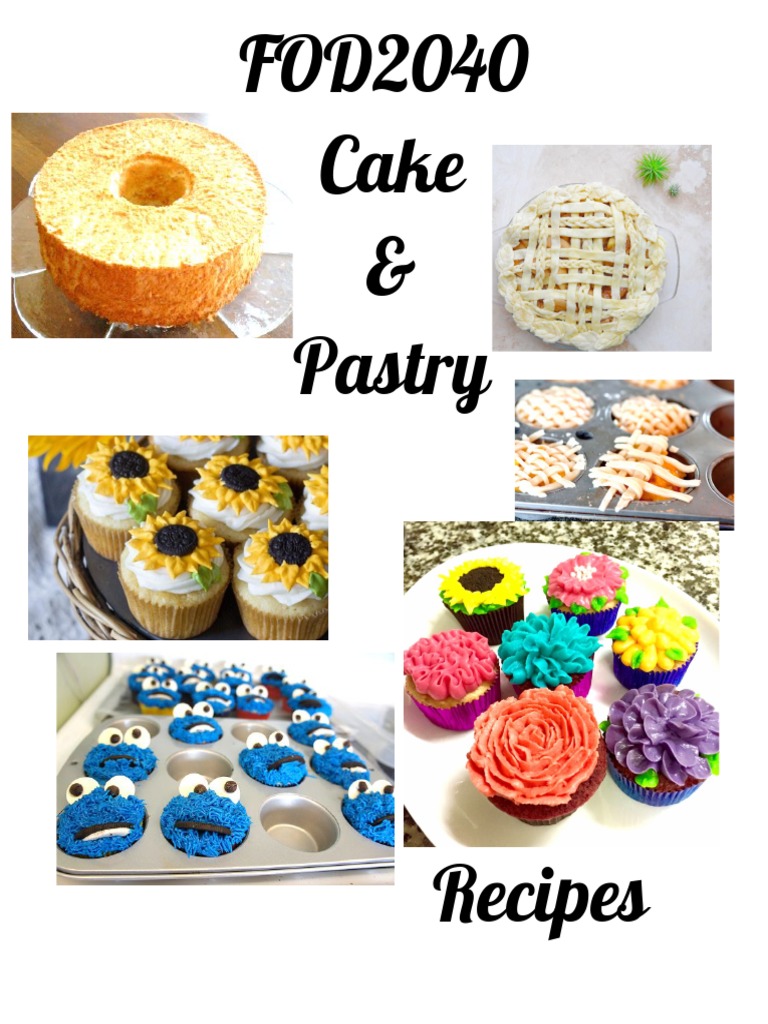Linked On Website Fod2040 Cake Pastry Recipes Booklet 1 | PDF | Cakes ...