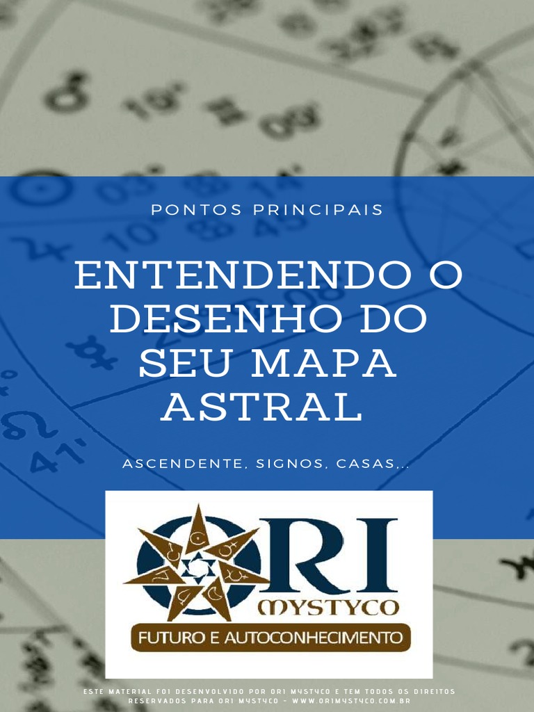 Desenho do Mapa Astral e Signos | PDF | Zodíaco | Planetas
