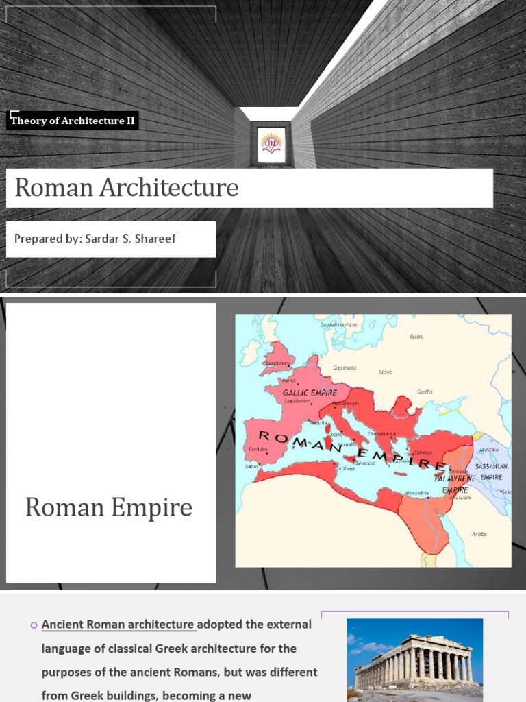 Roman Architecture | PDF | Vault (Architecture) | Roman Empire