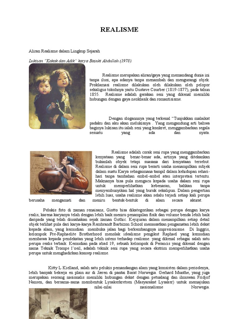 REALISME | PDF | Seni