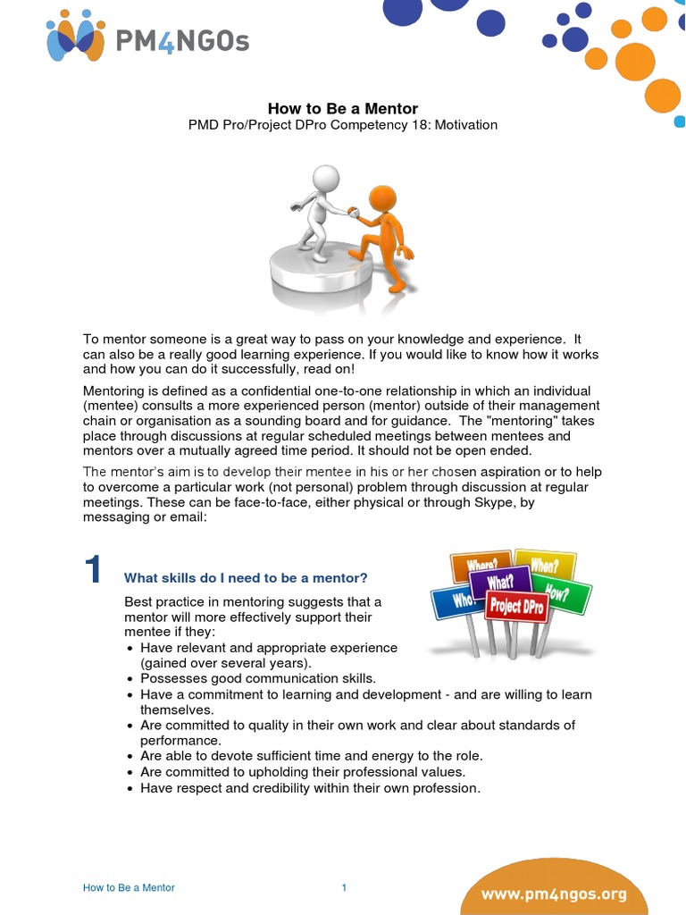 How To Be A Mentor | PDF | Mentorship | Behavior Modification