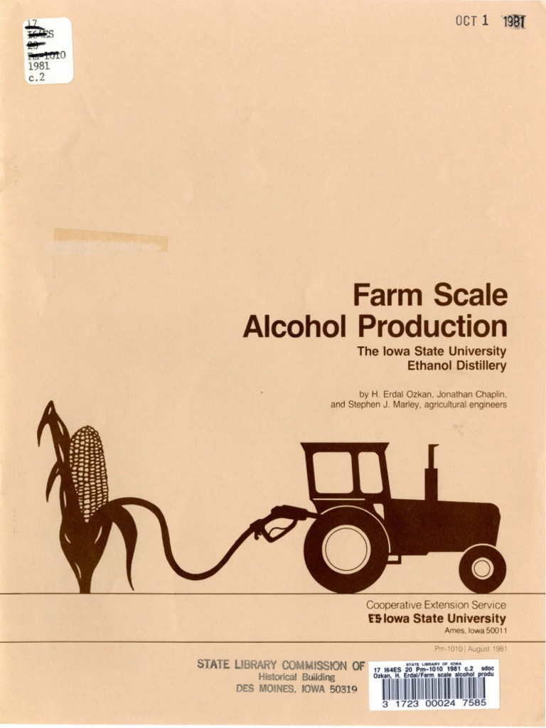 Farm-Scale Ethanol Production Guide | PDF | Ethanol | Distillation