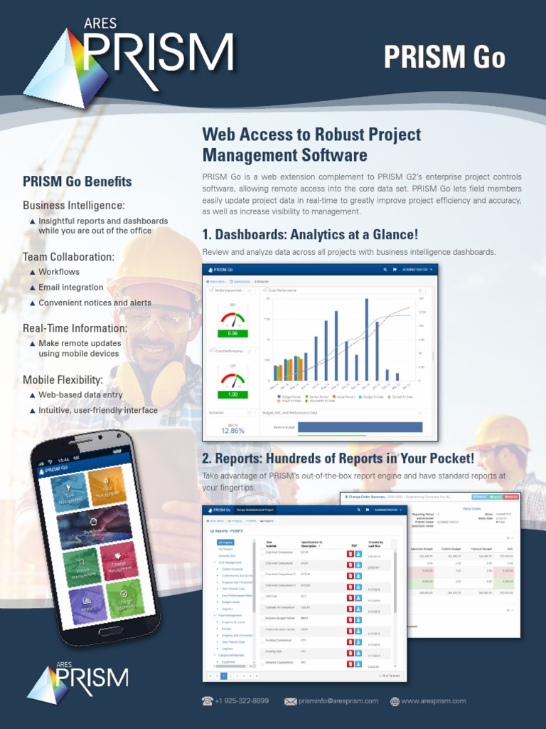Prism Go: Web Access To Robust Project Management Software | PDF ...