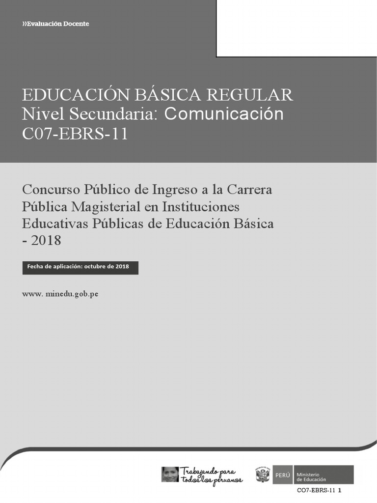 C07-EBRS-11 EBR Secundaria Comunicación | PDF | Mercado libre | Azúcar