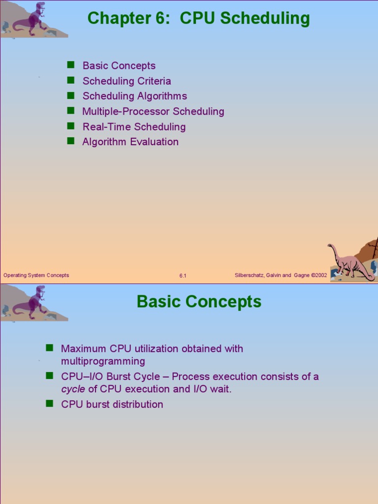 CPU Scheduling | PDF | Scheduling (Computing) | Digital Technology