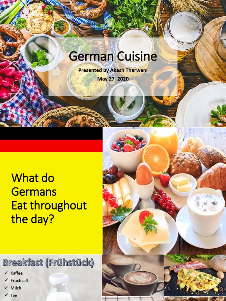 Overview of German Eating Habits | PDF | Hobbies | Eating Behaviors Of ...