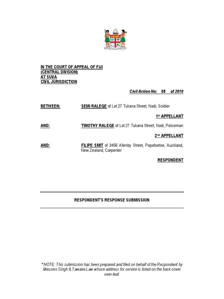 Property Law Moot Submission PDF | PDF | Lease | Equity (Law)