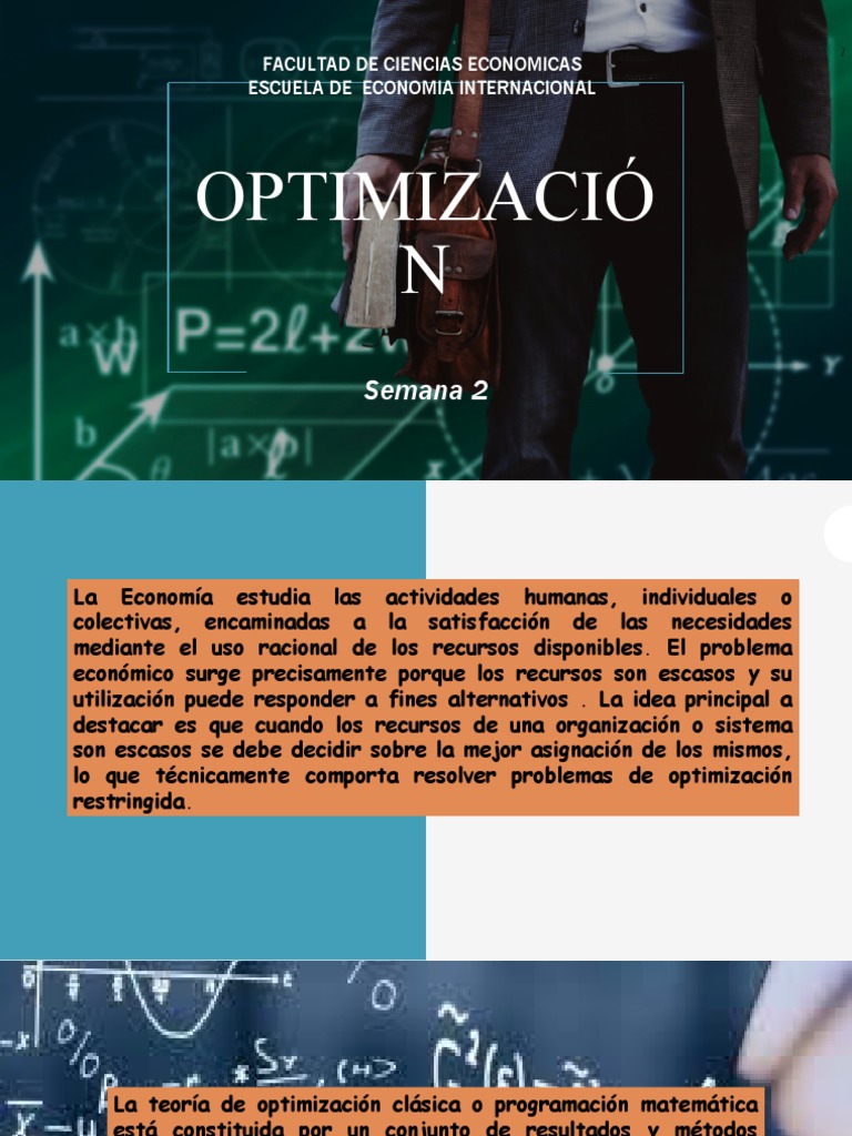 OPTIMIZACIÓN | PDF | Optimización Matemática | Función (Matemáticas)